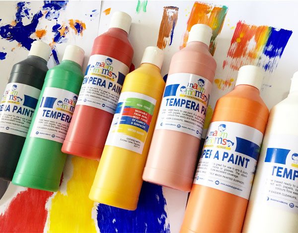 500ml Non Toxic And Washable Tempera Paints Ma am And Mom s